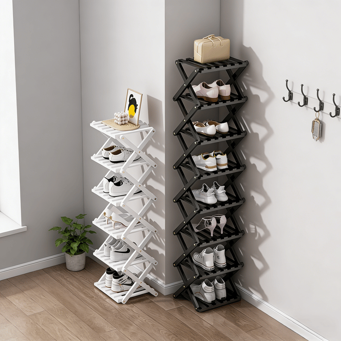 Premium 9-Tier Bamboo Storage Rack – No Assembly Required – The ...
